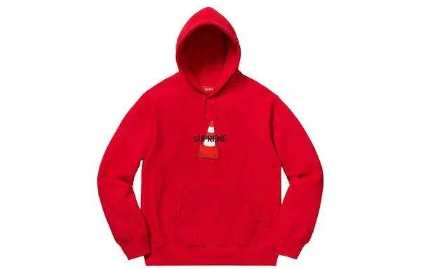 Supreme Cone Hooded Sweatshirt - Red