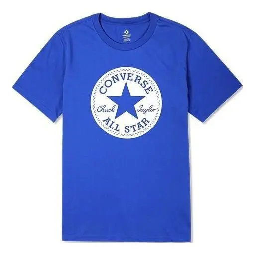 CONVERSE Go-to Chuck Taylor Patch Standard Fit T-shirt Asia Sizing - Blue