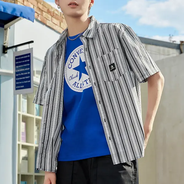 CONVERSE Go-to Chuck Taylor Patch Standard Fit T-shirt Asia Sizing