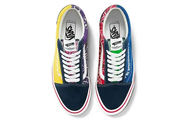 VANS Bedwin & The Heartbreakers Ua Og X Old Skool Lx 'bandana Pack' Sneakers - Yellow/blue