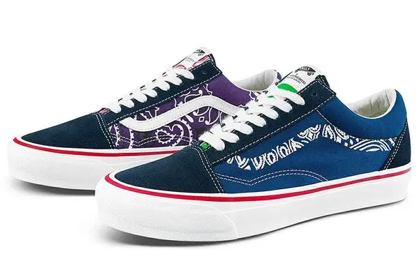 VANS Bedwin & The Heartbreakers Ua Og X Old Skool Lx 'bandana Pack' Sneakers - Yellow/blue