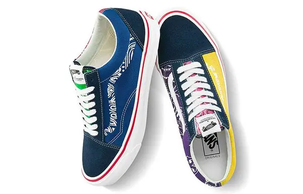 VANS Bedwin & The Heartbreakers Ua Og X Old Skool Lx 'bandana Pack' Sneakers - Yellow/blue