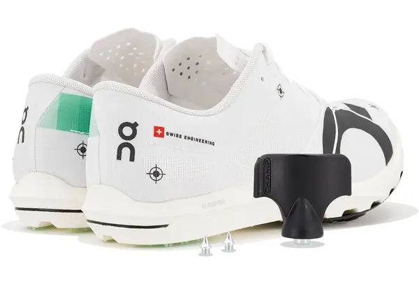 On Cloudspike 10000m Undyed Athletic Spikes - White