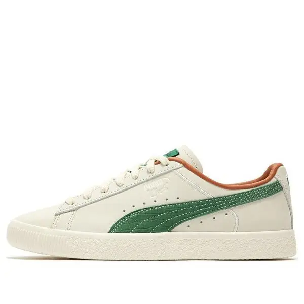 PUMA Clyde Fg Low Top Sneakers - White/green