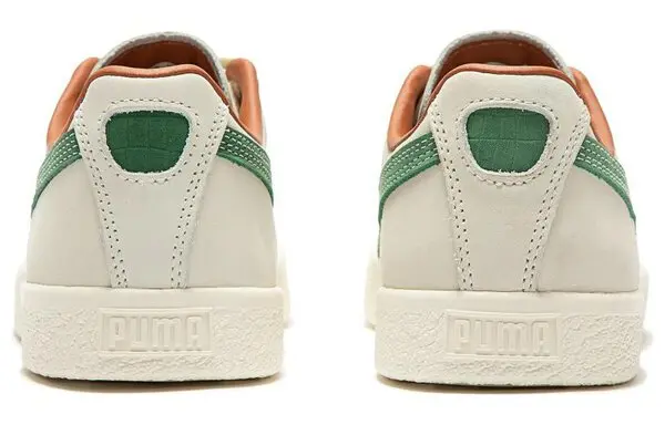 PUMA Clyde Fg Low Top Sneakers - White/green