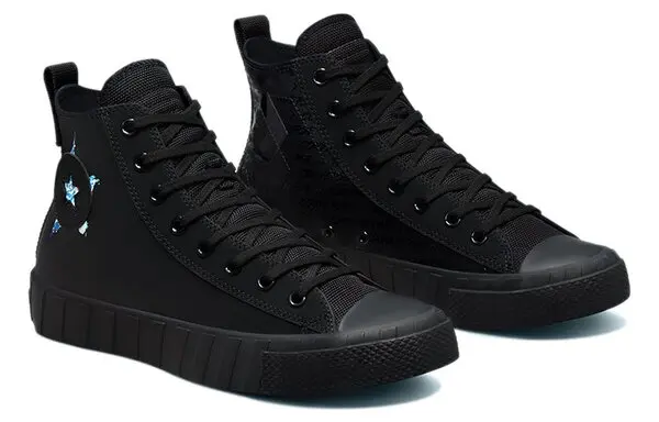 CONVERSE Unt1tl3d High Top "chase The Drip" Sneakers - Black