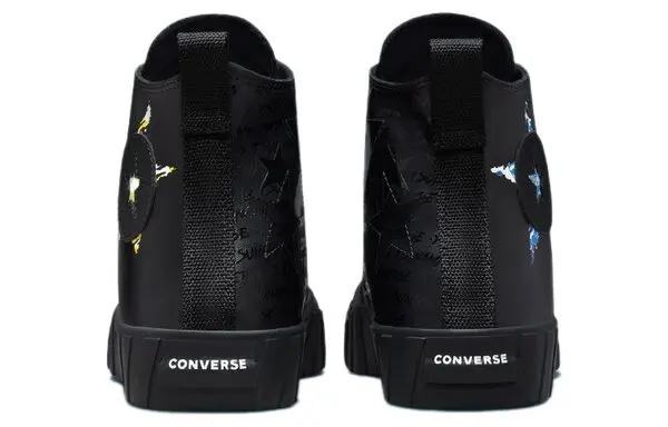 CONVERSE Unt1tl3d High Top "chase The Drip" Sneakers - Black