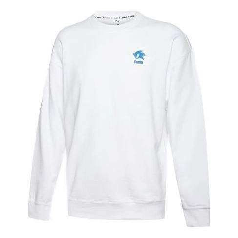 PUMA X Sega Crew Neck Sweater - White/blue
