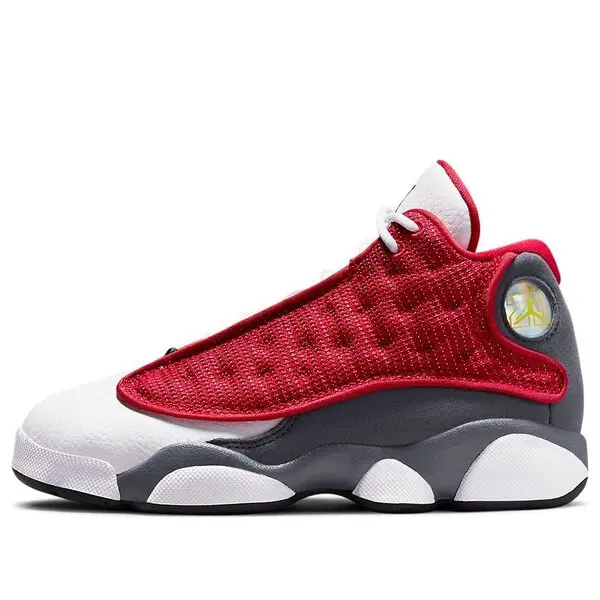 JORDAN 13 Retro 'red Flint' Sneakers - Grey/white/red