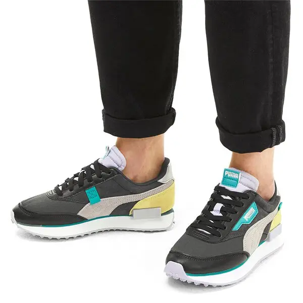 PUMA Future Rider Soft Metal Sneakers - Black