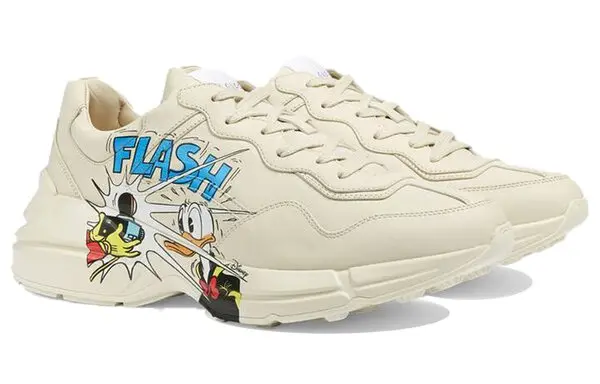 Gucci X Disney Rhyton Sneakers - White