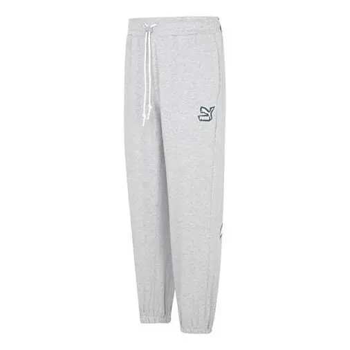 PUMA Classics Street Sport Sweatpants 'grey - Grey/white
