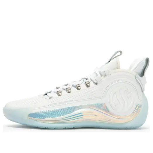 361 DEGREES Ag4 Lux High Top Sneakers - White/blue