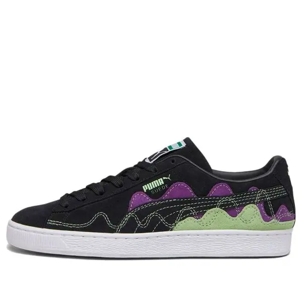 PUMA Suede "soundwave" Sneakers - Black/spring Fern
