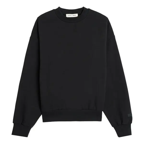 Fear Of God Classic Fit Fleece Crewneck - Black