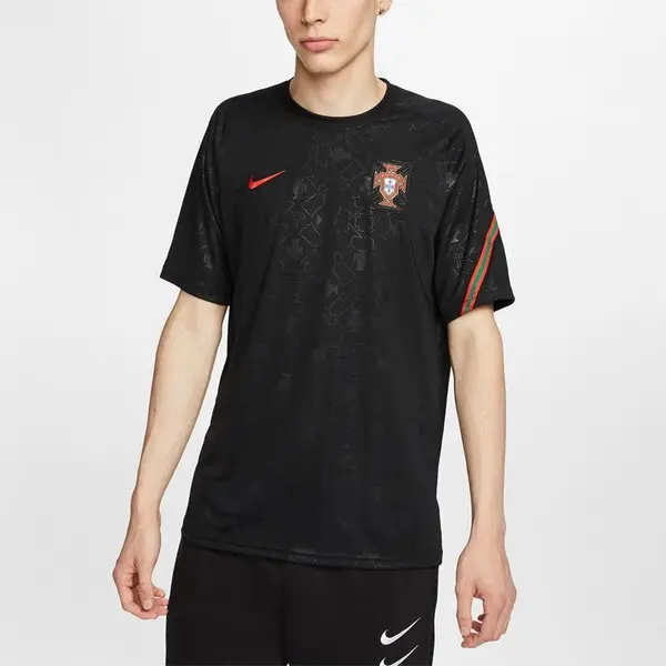 Nike Portugal National Team 20/21 Pre Match Jersey 'black