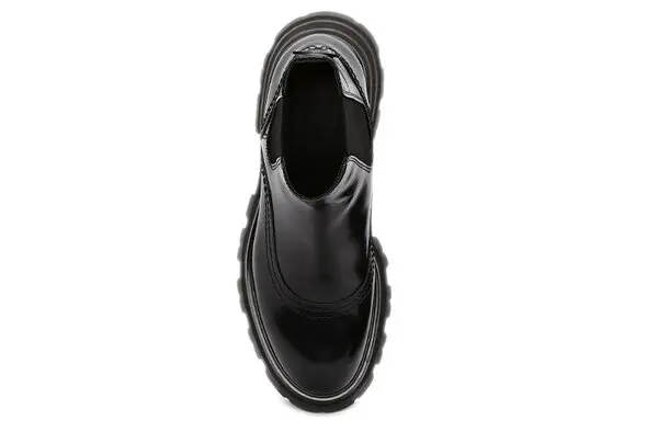 Alexander McQueen Leather Chelsea Ankle Boots