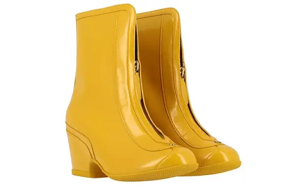 Gucci Rubber Kitt Ankle Boots