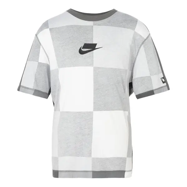 Nike Printed Short Sleeve Tee White/grey