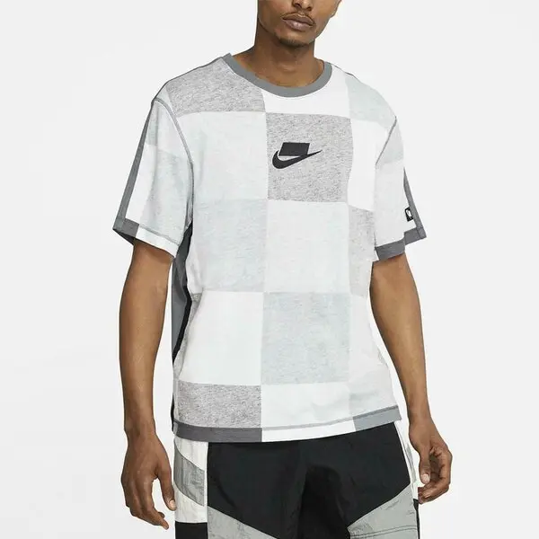 Nike Printed Short Sleeve Tee White/grey