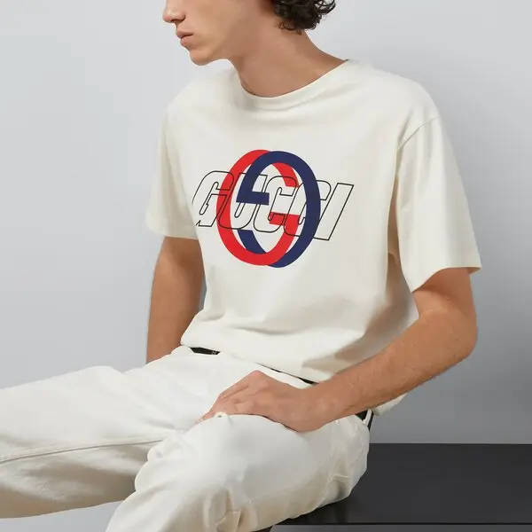 Gucci Cotton Jersey Printed T-shirt