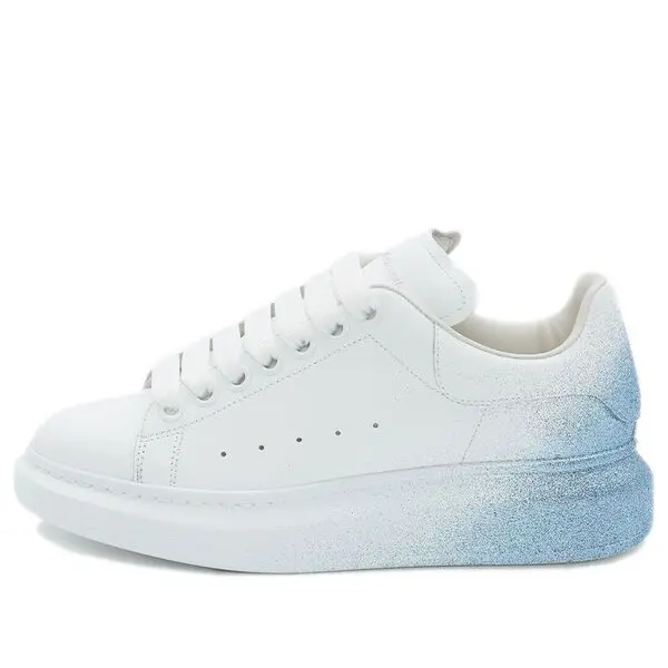 Alexander McQueen Oversized Sneakers - White/blue/black