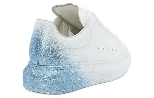 Alexander McQueen Oversized Sneakers - White/blue/black