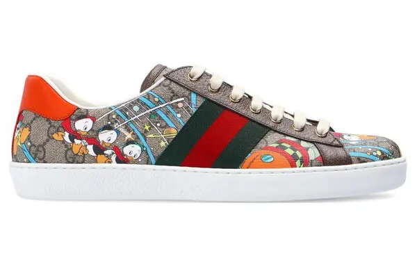 Gucci Disney X Donald Duck Ace Sneakers - Tan