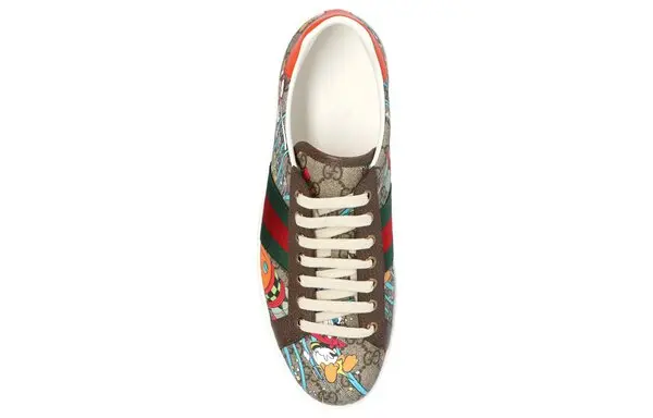 Gucci Disney X Donald Duck Ace Sneakers - Tan