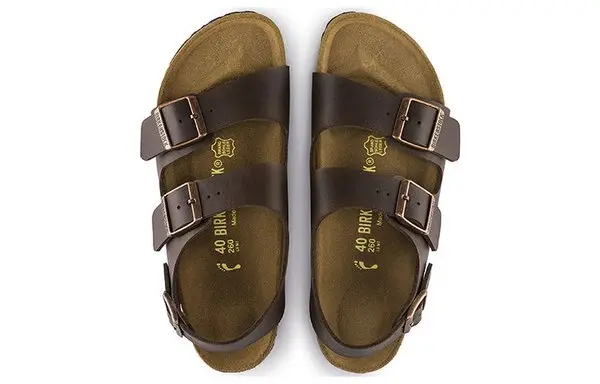 BIRKENSTOCK Milano Birko-flor Sandals - Brown
