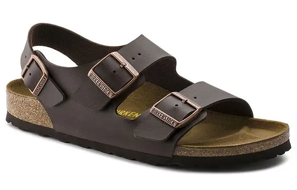 BIRKENSTOCK Milano Birko-flor Sandals - Brown