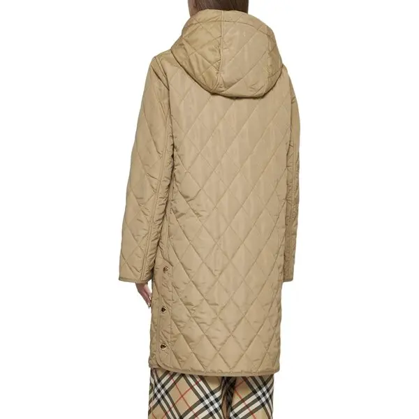 Burberry Quilted Hooded Jacket
