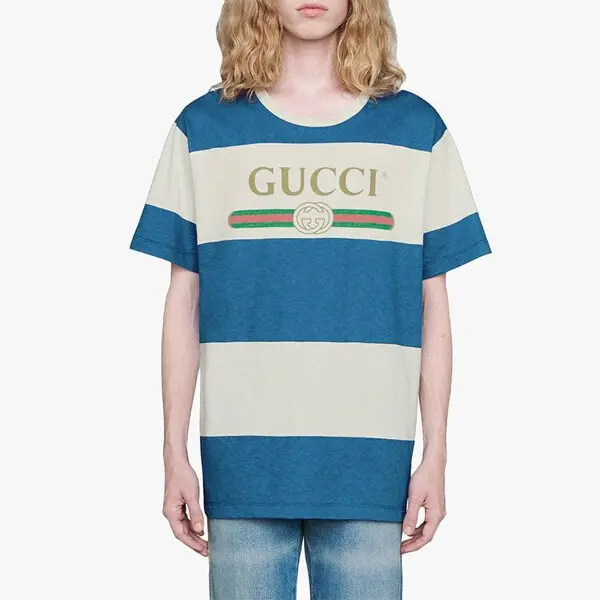 Gucci Ss20 White Wide Stripe Male
