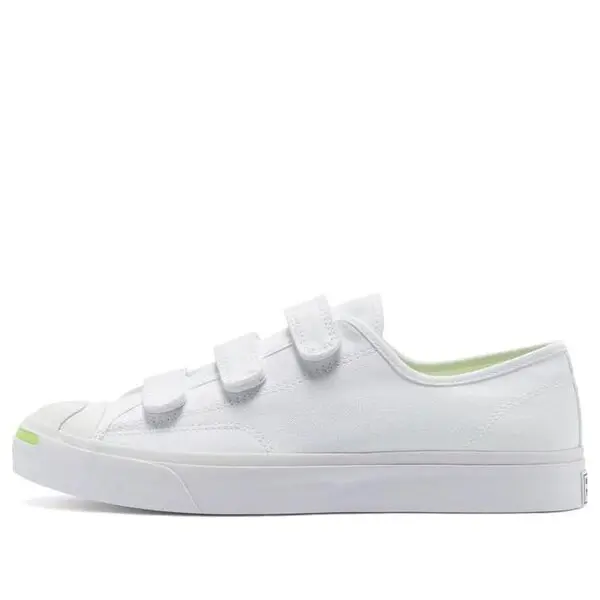 CONVERSE Jack Purcell Low Top Sneakers With Velcro Closure - White