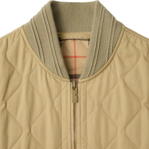 Burberry Quilted Gabardine Gilet