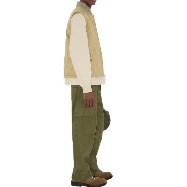 Burberry Quilted Gabardine Gilet
