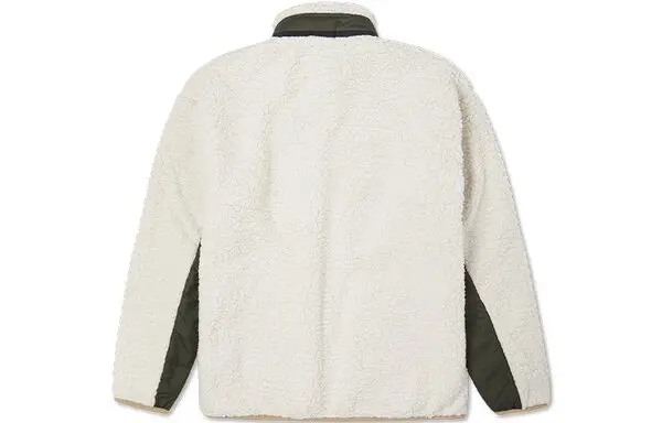 CONVERSE Retro Contrast Stitching Lambswool Jacket