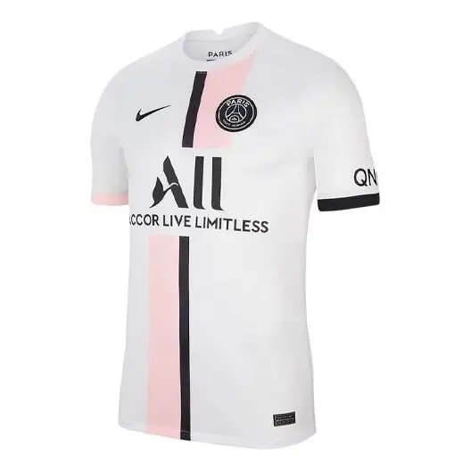 Nike Paris Saint-germain 21 Away Jersey - White/pink