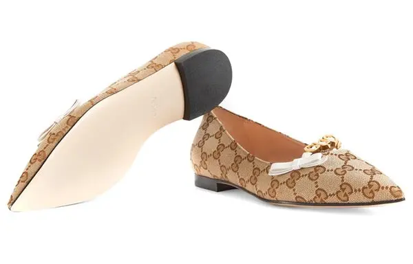 Gucci Ballet Flats - Beige