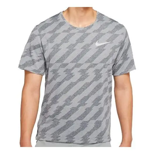 Nike Dri-fit Miler Future Fast Running Shirt - Grey