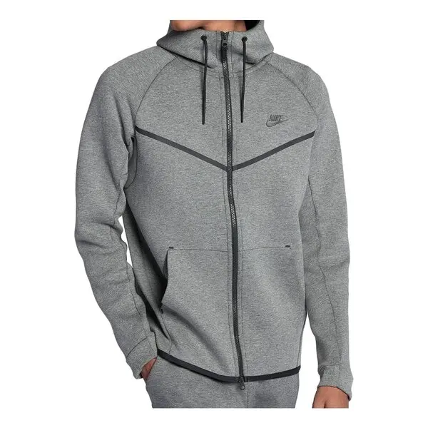 Nike Tech Fleece Windrunner Hoodie - Gray