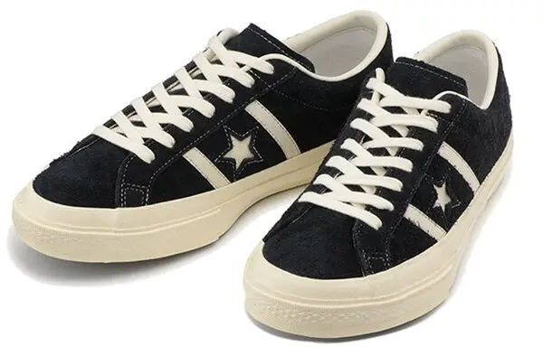 CONVERSE Star & Bars Suede Low-top Sneakers - Black