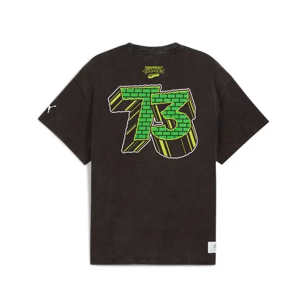 PUMA X Tmnt Basketball T-shirt 'washed - Black