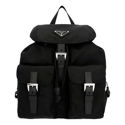 Prada Re-nylon Backpack - Black
