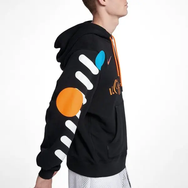 Nike X Off-white "total Orange" Hoodie