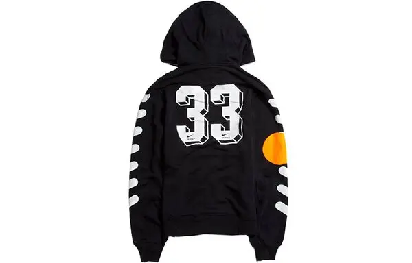 Nike X Off-white "total Orange" Hoodie