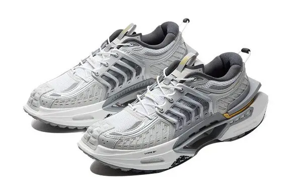 LI-NING Xuankong Athletic Sneakers - Grey/white/silver