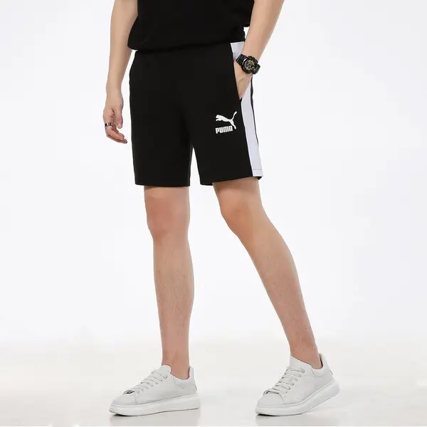 PUMA Casual Sports Breathable Lacing Shorts
