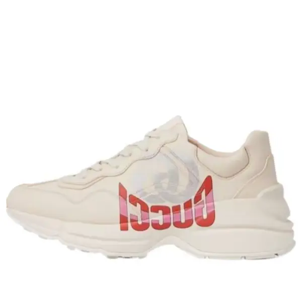 Gucci Rhyton Sneakers - Ivory/red