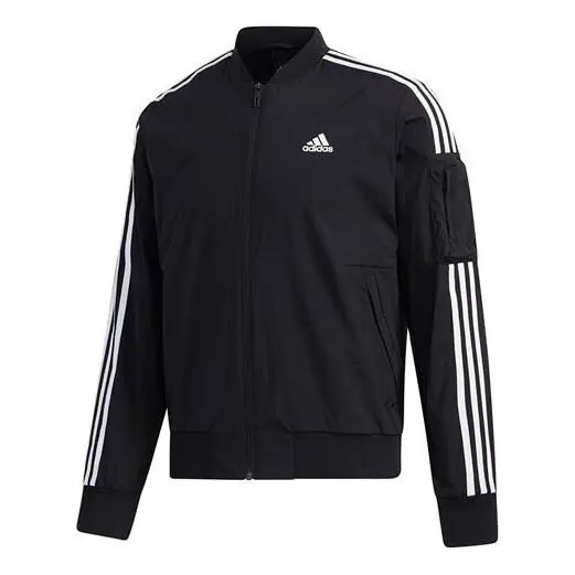 Adidas 3-stripes Bomber Jacket - Black